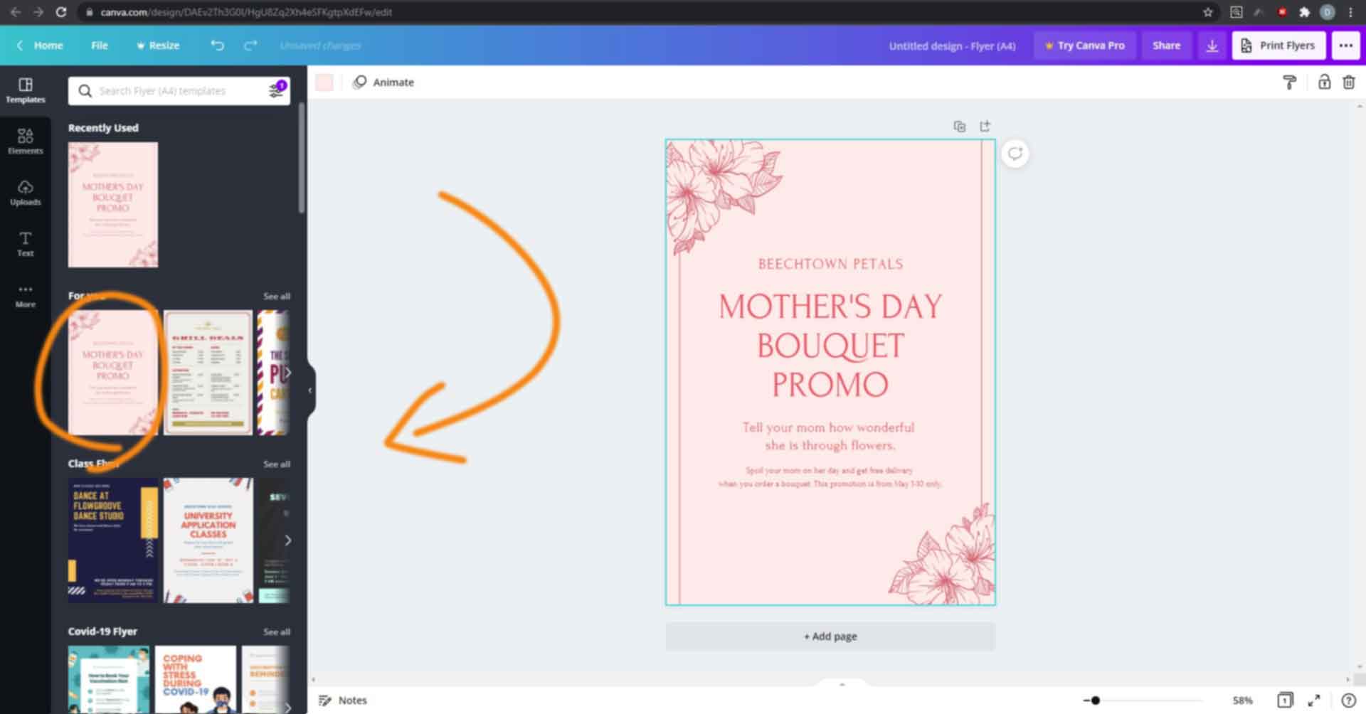 How to Create A Flyer with Canva - AUZi® Market Stall Insurance