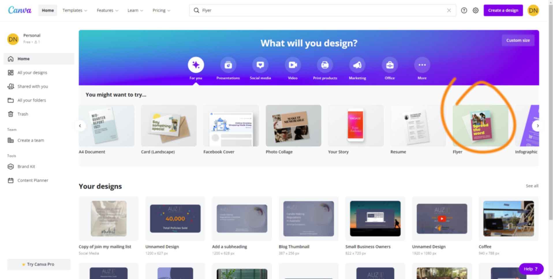 How to Create A Flyer with Canva - AUZi® Market Stall Insurance